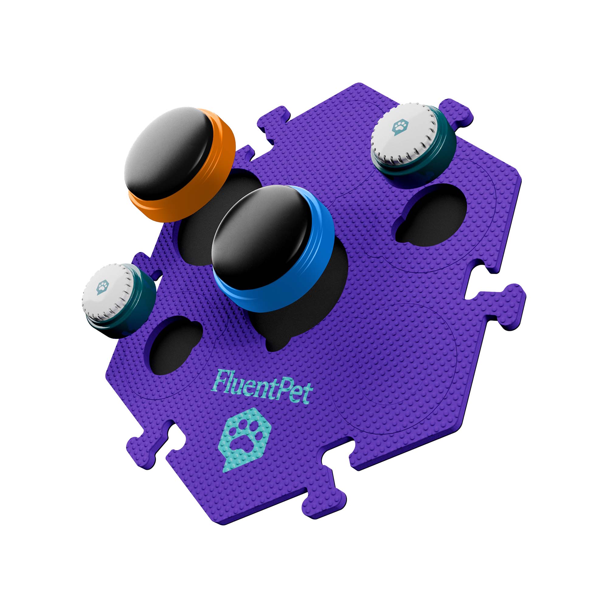 FluentPet Cross-Compatible HexTile – Versatile, Durable Communication Tile