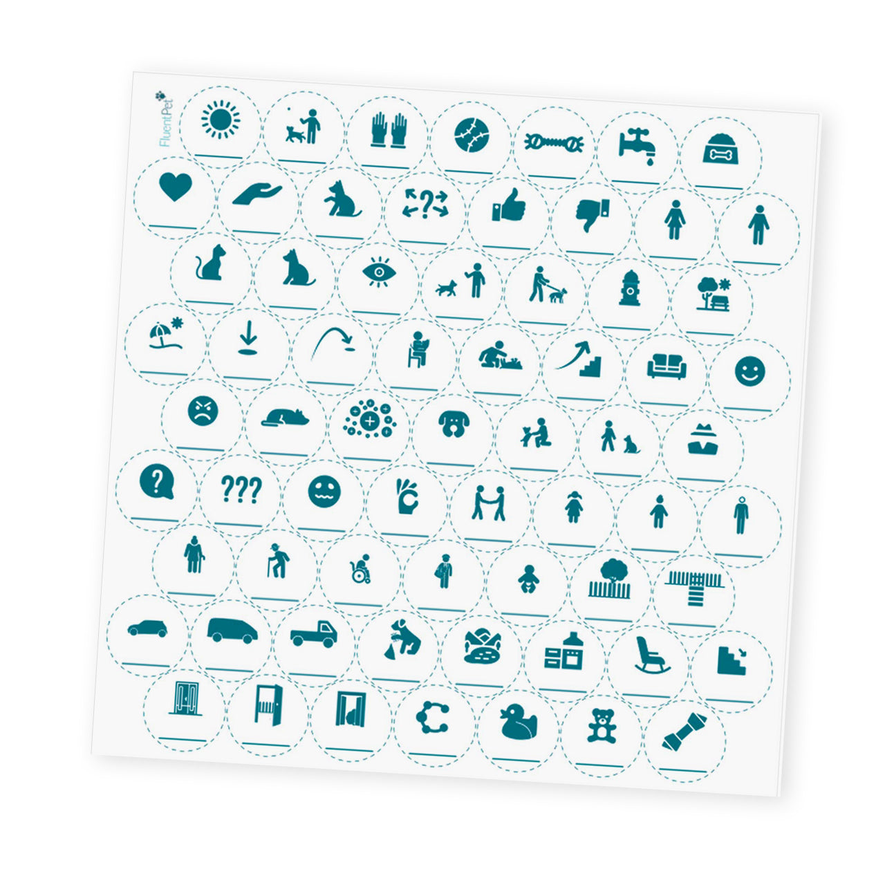 Ideogram Stickers 2–Pack – FluentPet