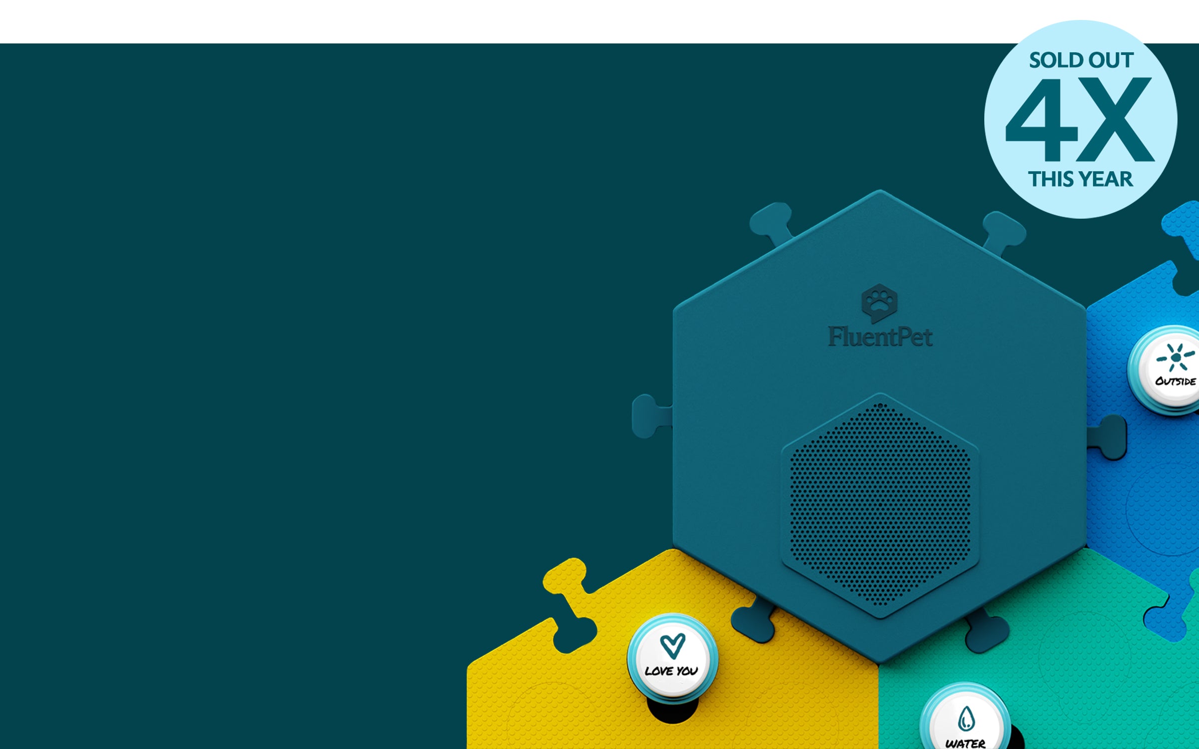 Talking Dog & Cat Buttons by FluentPet - Online Store