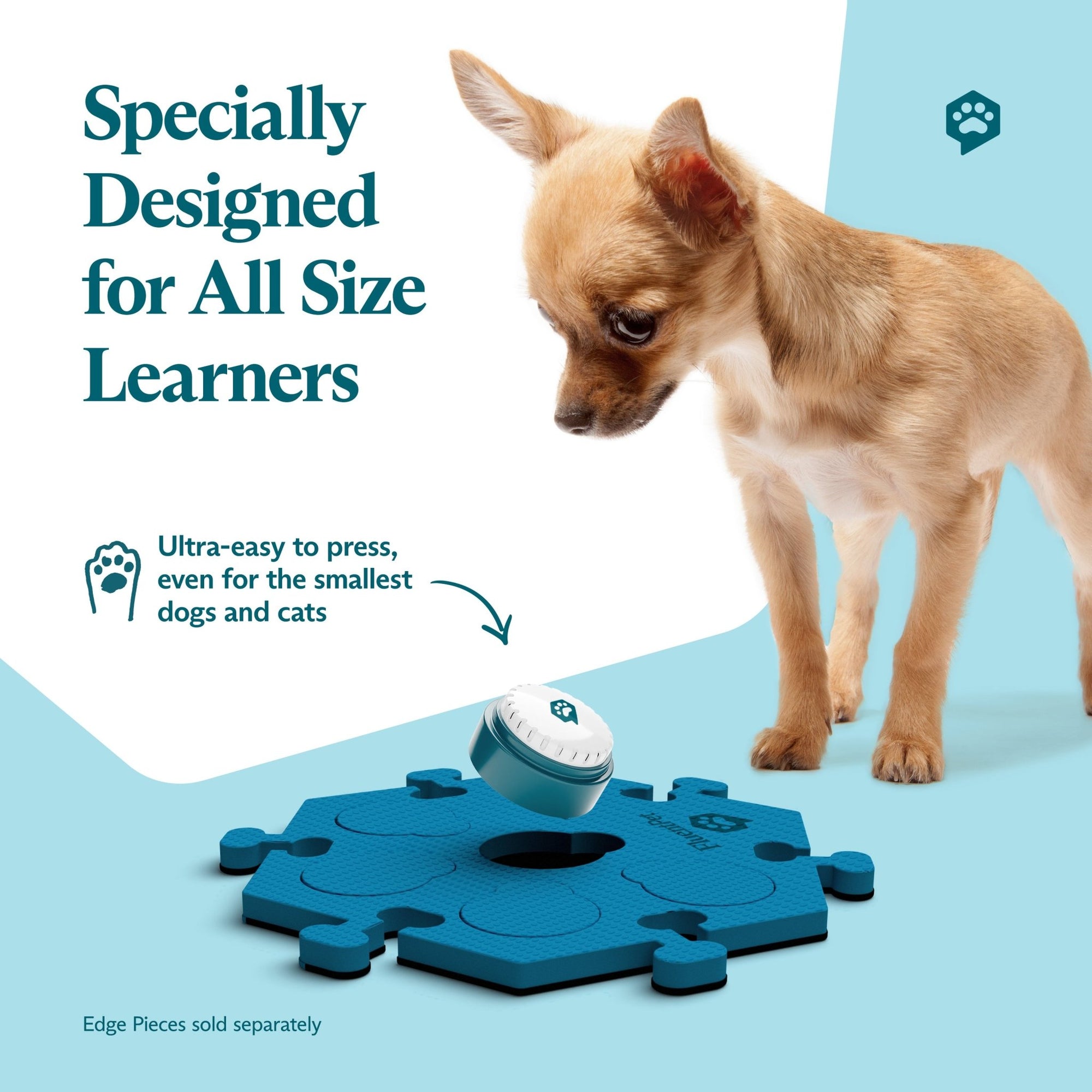 FluentPet Key Vocab Kit Bold - Dog & Cat Talking Buttons