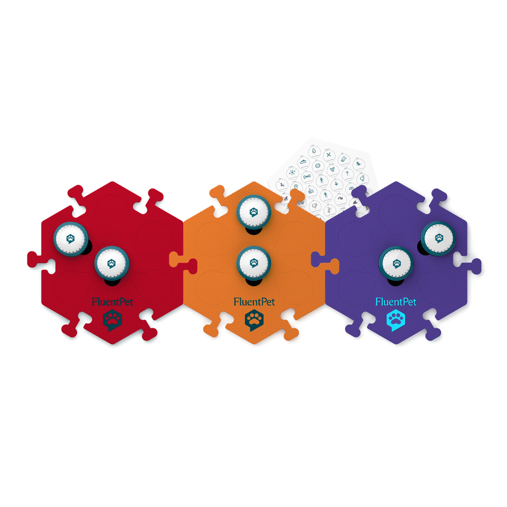 FluentPet Get Started Kit – Fire Color, Bold Communication Setup